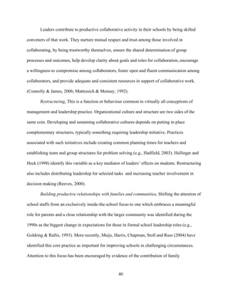 Successful school leadership | PDF