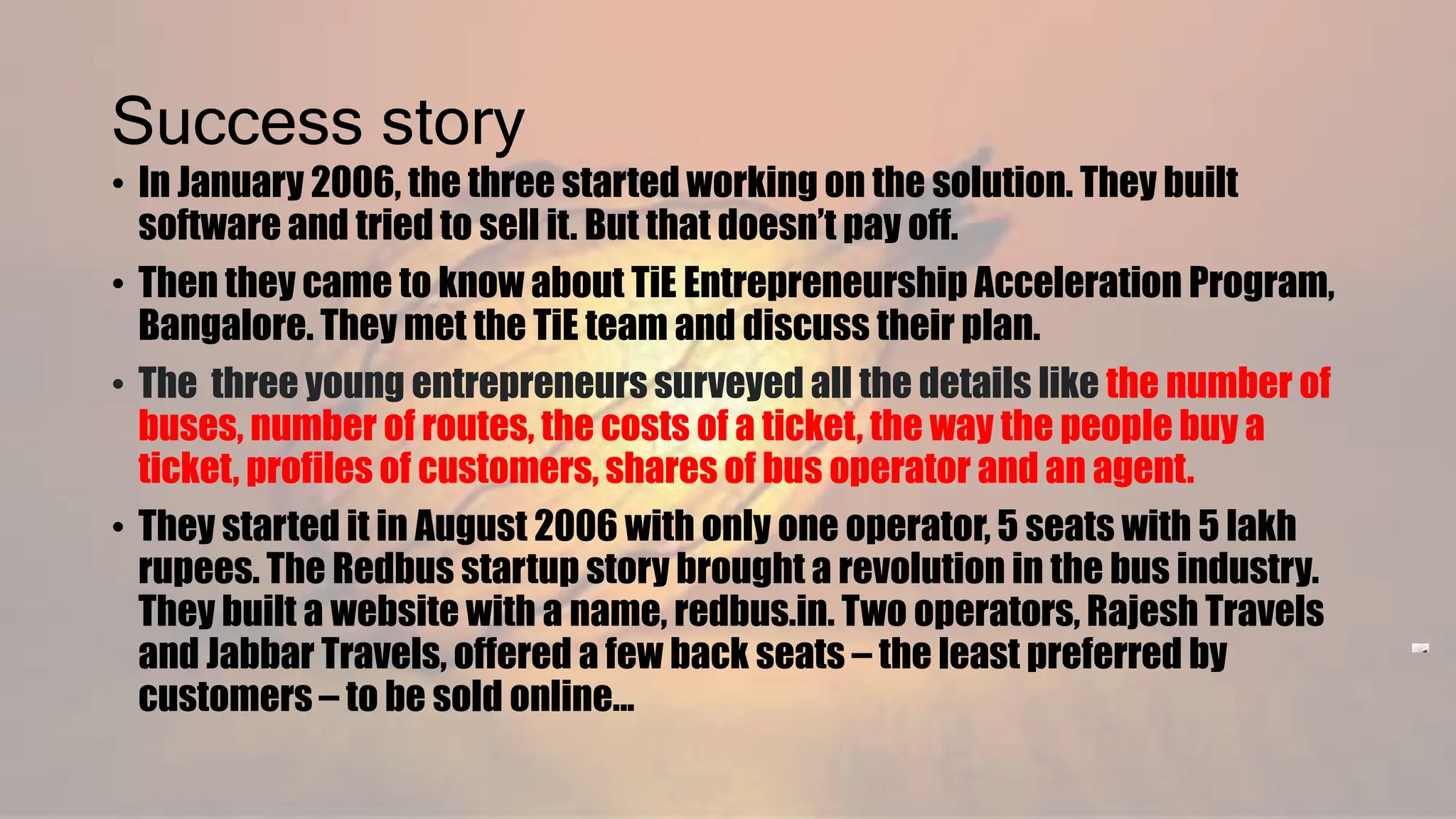 successful start up in India redbus.pptx