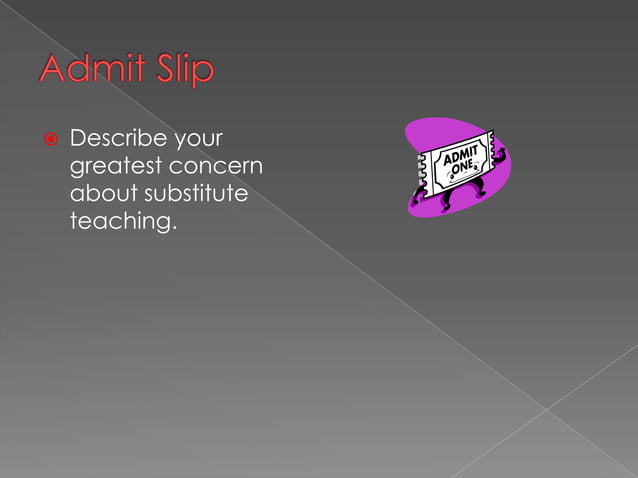 Successful substitute teaching | PPTX