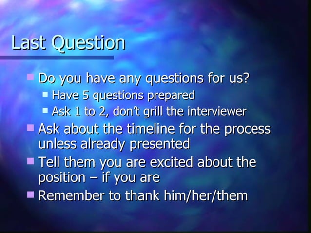 Successful Teaching Interviews | PPT