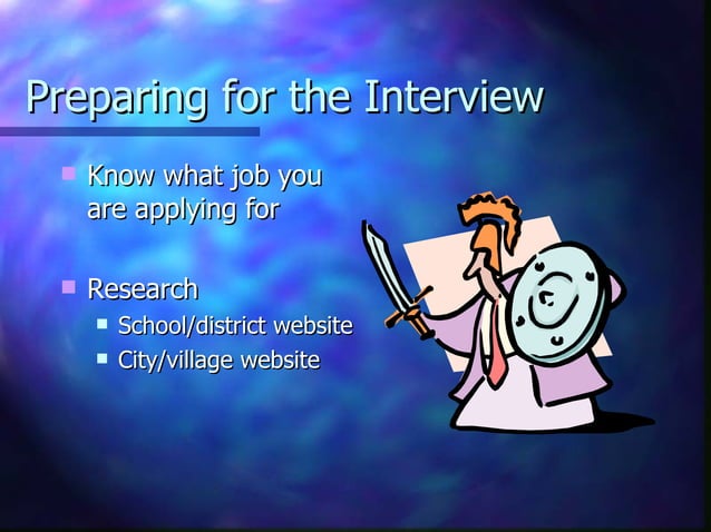 Successful Teaching Interviews | PPT