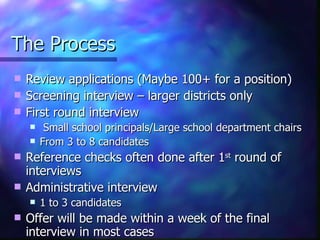 Successful Teaching Interviews | PPT