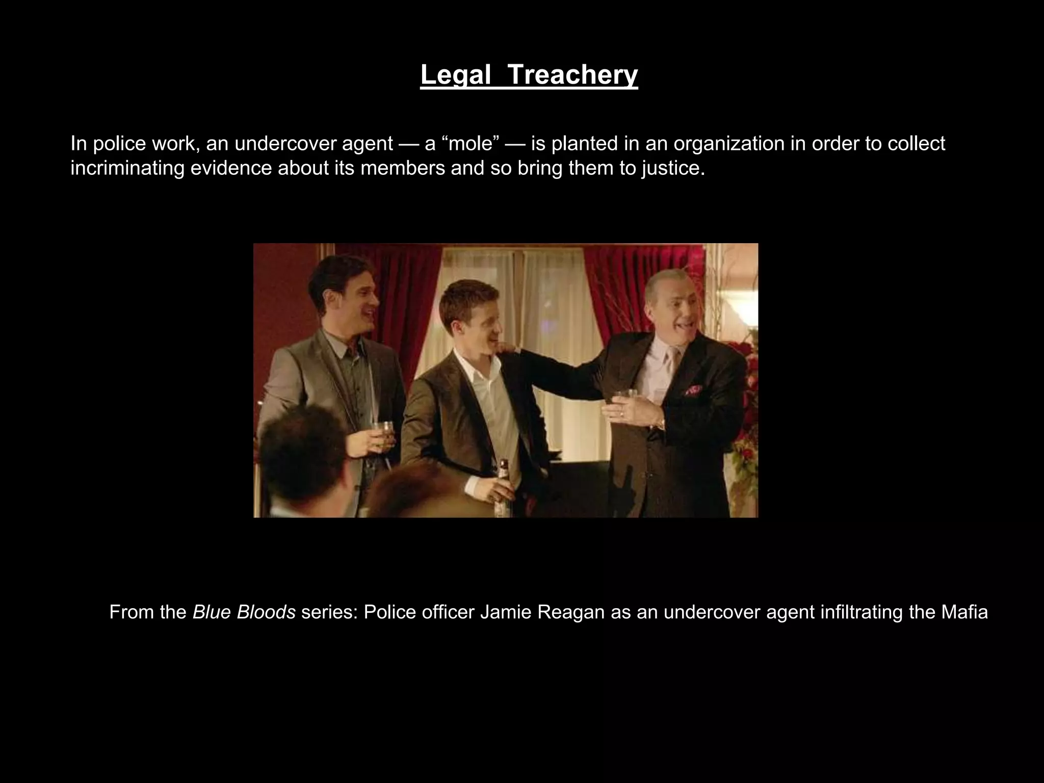 Successful Treachery in Art and Life | PPTX