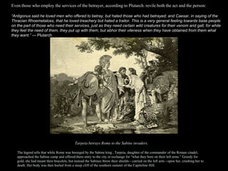 Successful Treachery in Art and Life | PPTX