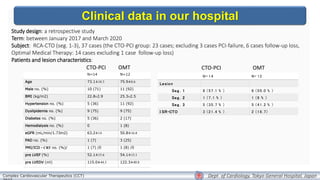 Successful Two-Staged PCI for Double Chronic Total Occlusions of the ...