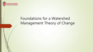 Successful watershed management | PPT