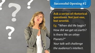 8 Successful Ways to Open Your Speech | PDF