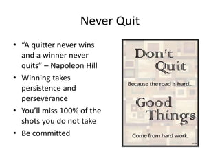 Success In a Can | PPT