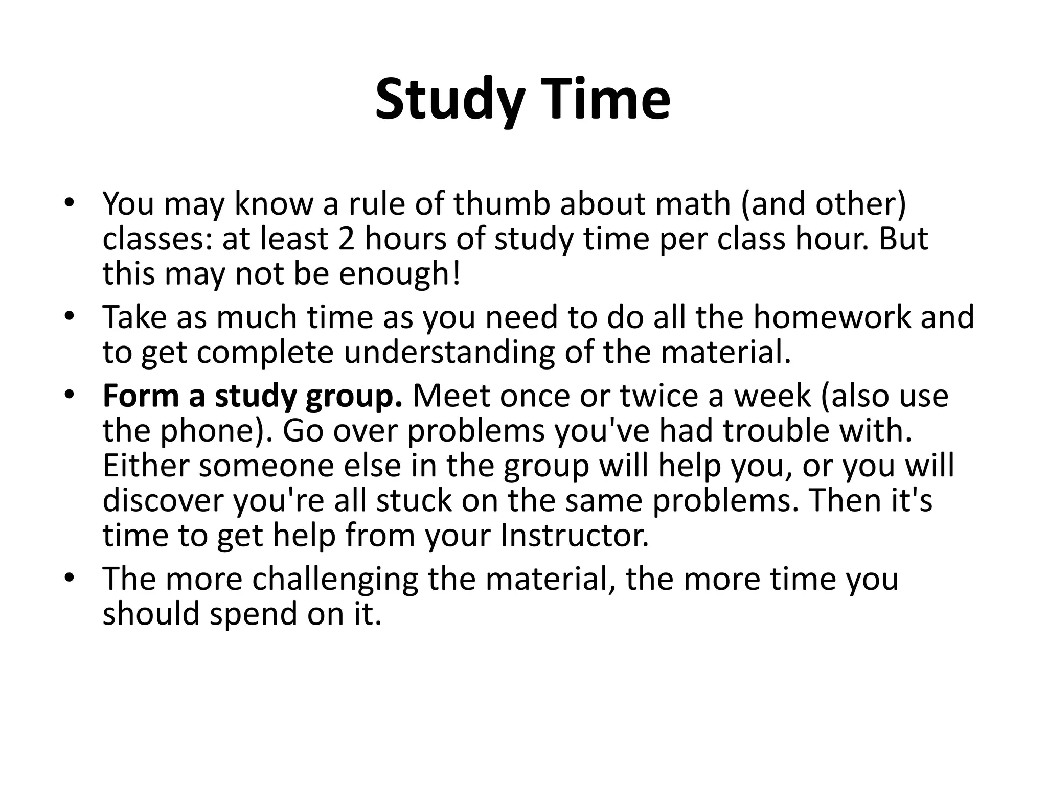 Success in mathematics | PPT