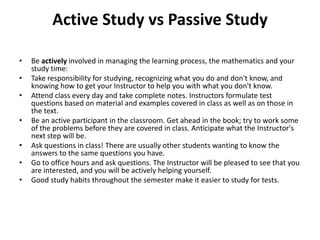 Success in mathematics | PPTX