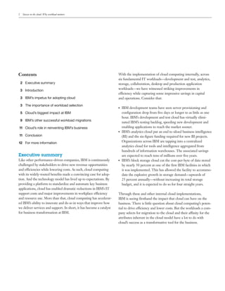 Success in the cloud, why workload matters | PDF