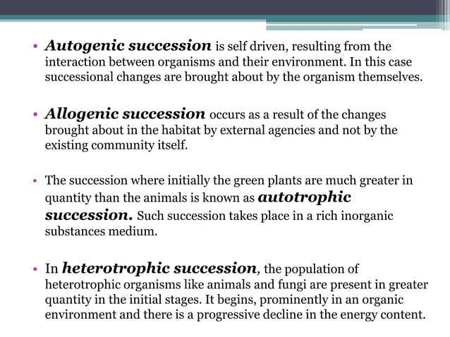 Succession | PPTX | Biological Sciences | Science