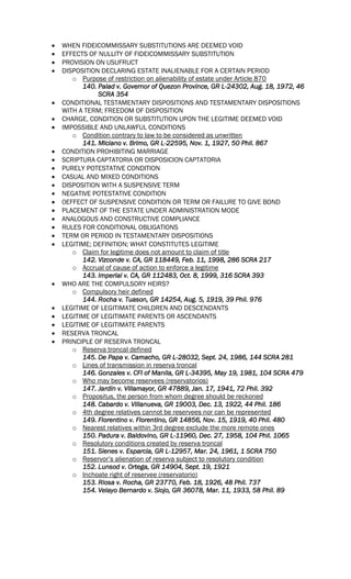 Succession Course Syllabus by Prof. Alvin Claridades | PDF