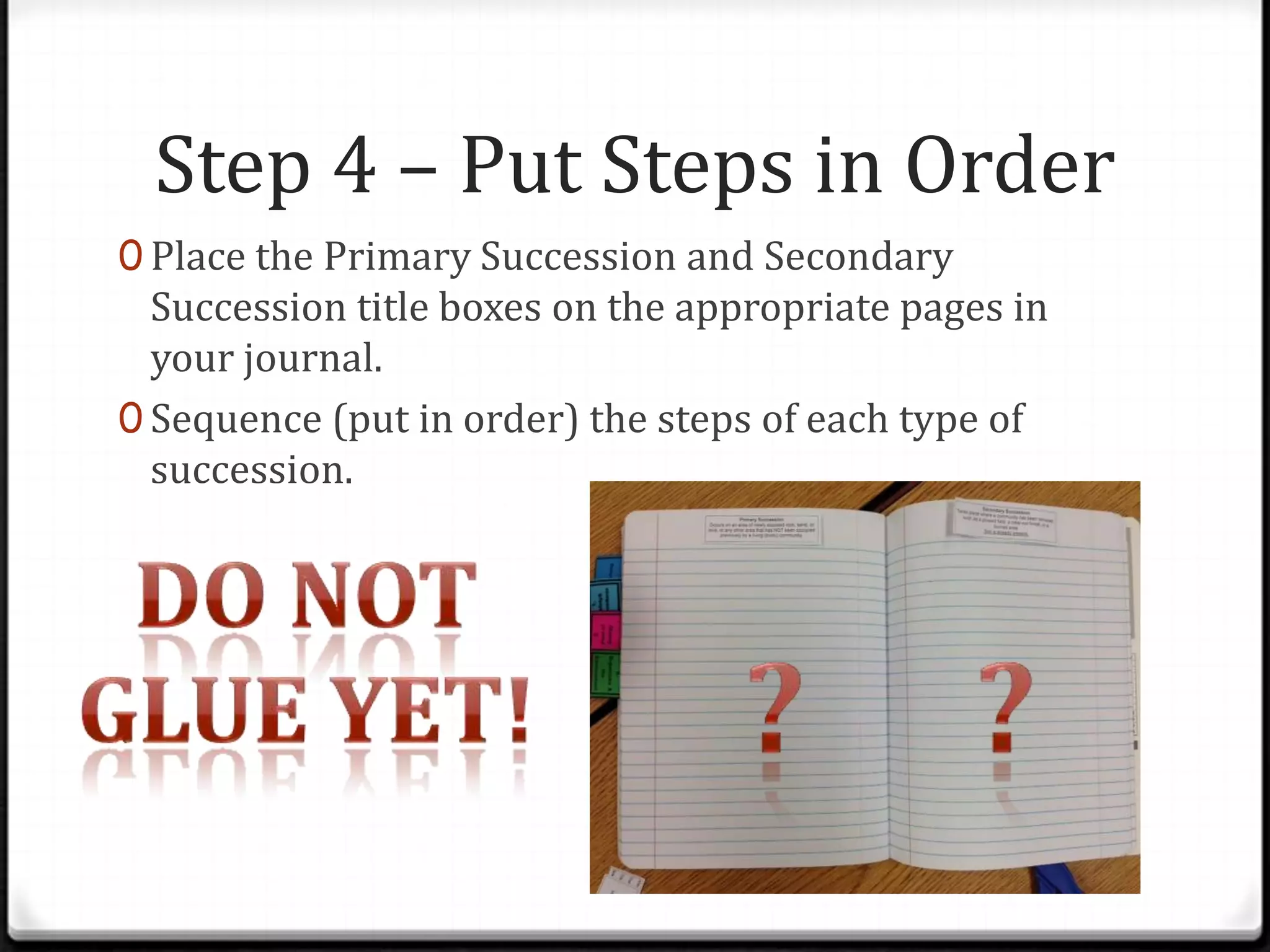 Succession cut n paste directions | PPTX