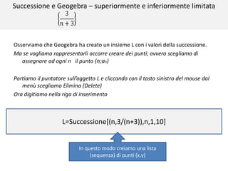 Successioni e laboratorio1617 | PPTX