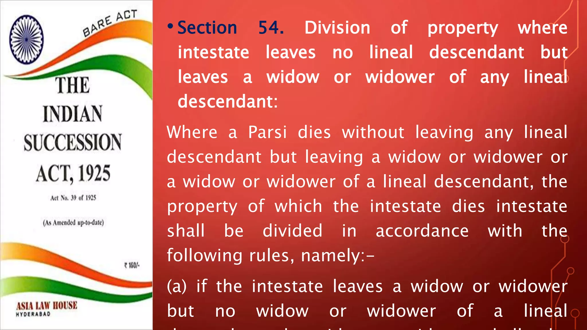 Succession in christians and parsis | PPTX