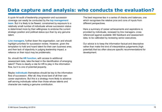 Succession Management: The Nuts and Bolts of Practicalities | PDF