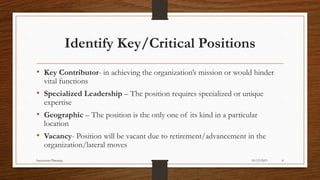 Succession planning | PPTX