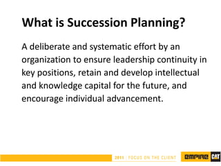 Succession planning ppt | PPTX