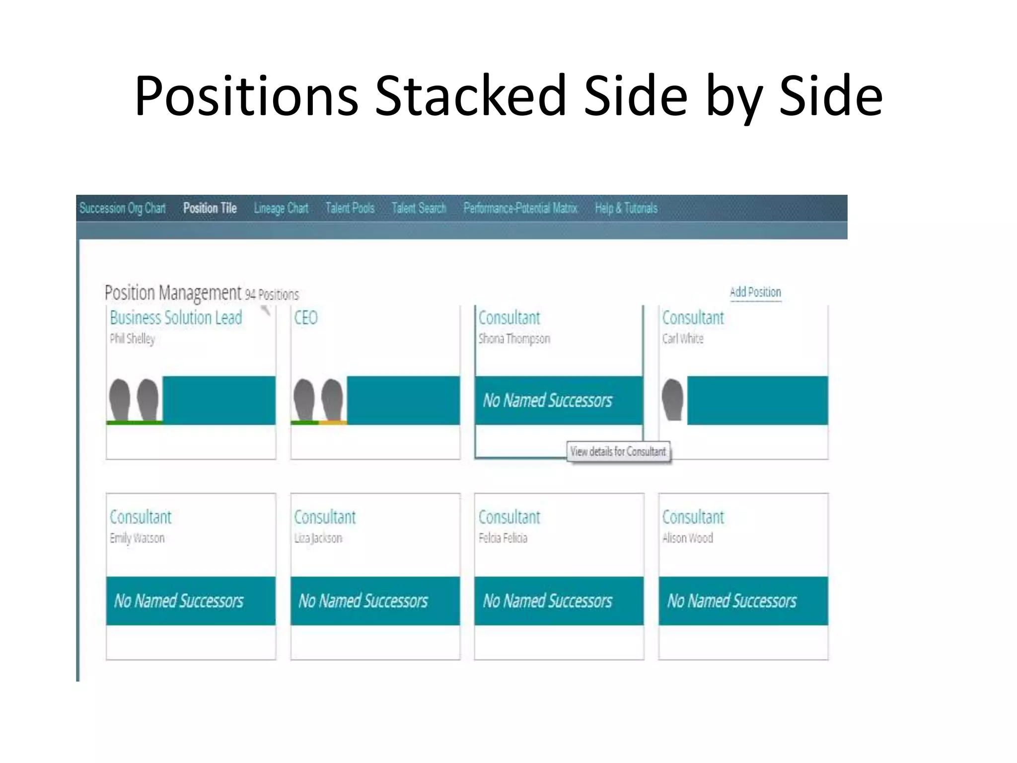 Succession Management - Position tile mdf positions | PPT