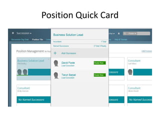 Succession Management - Position tile mdf positions | PPT