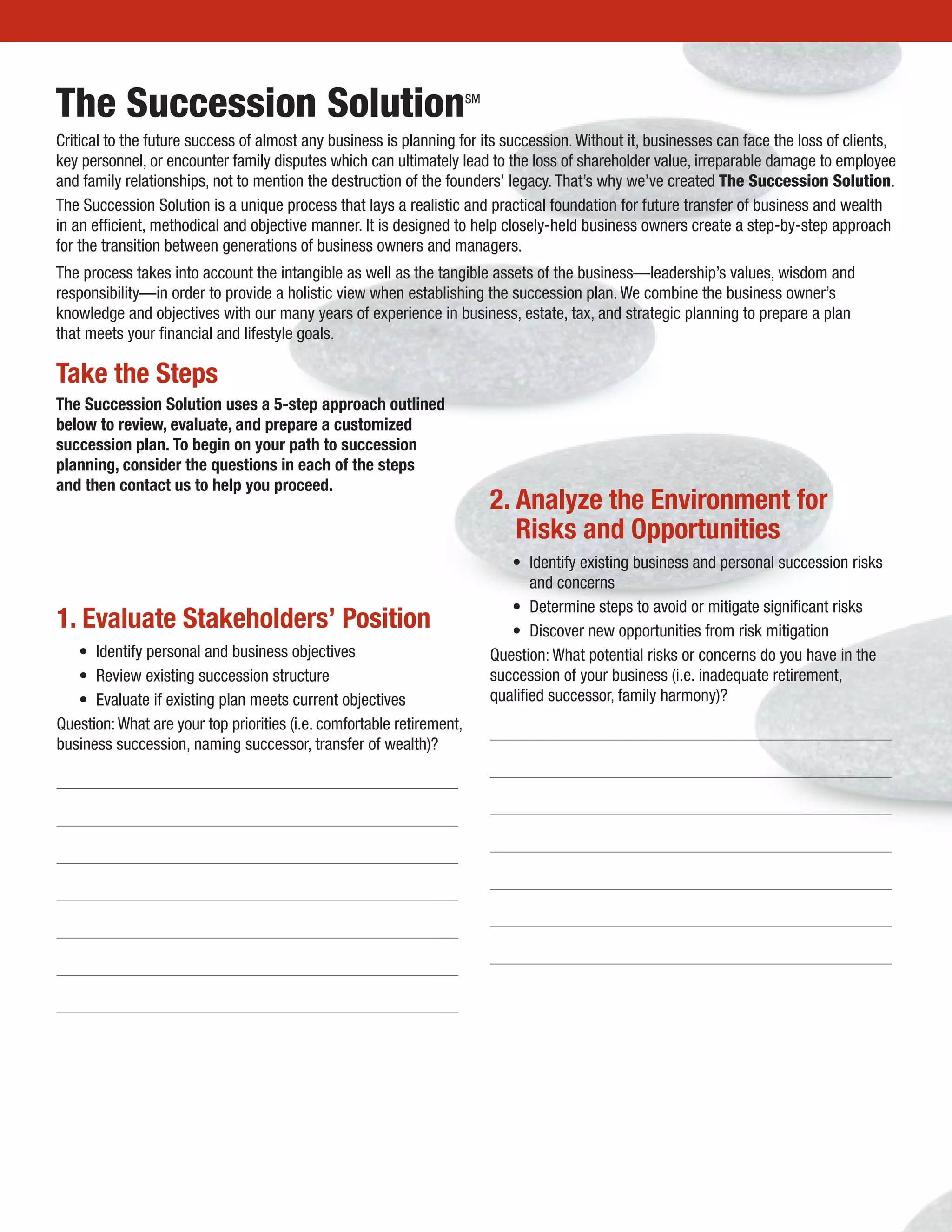 The Succession Solution | PDF