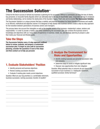 The Succession Solution | PDF