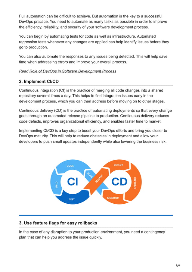 8 Ways to Boost Your DevOps Efforts | PDF | Web Development | Internet