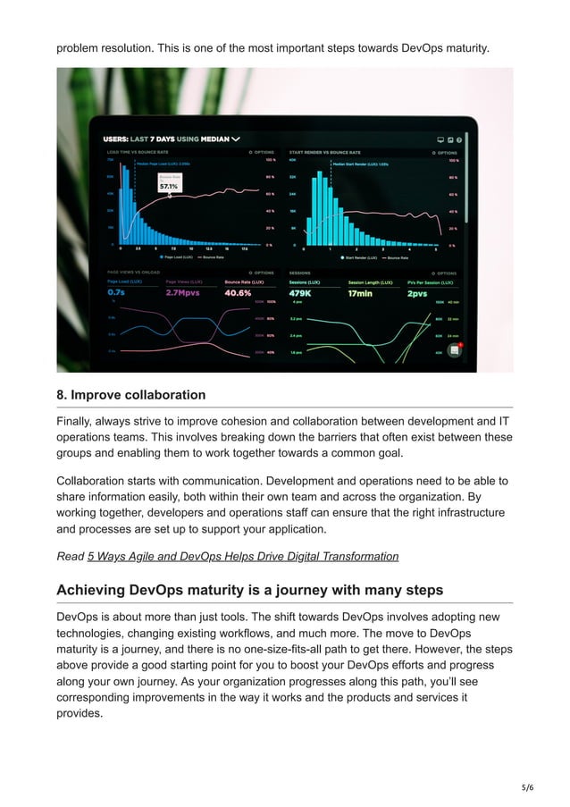 8 Ways to Boost Your DevOps Efforts | PDF | Web Development | Internet