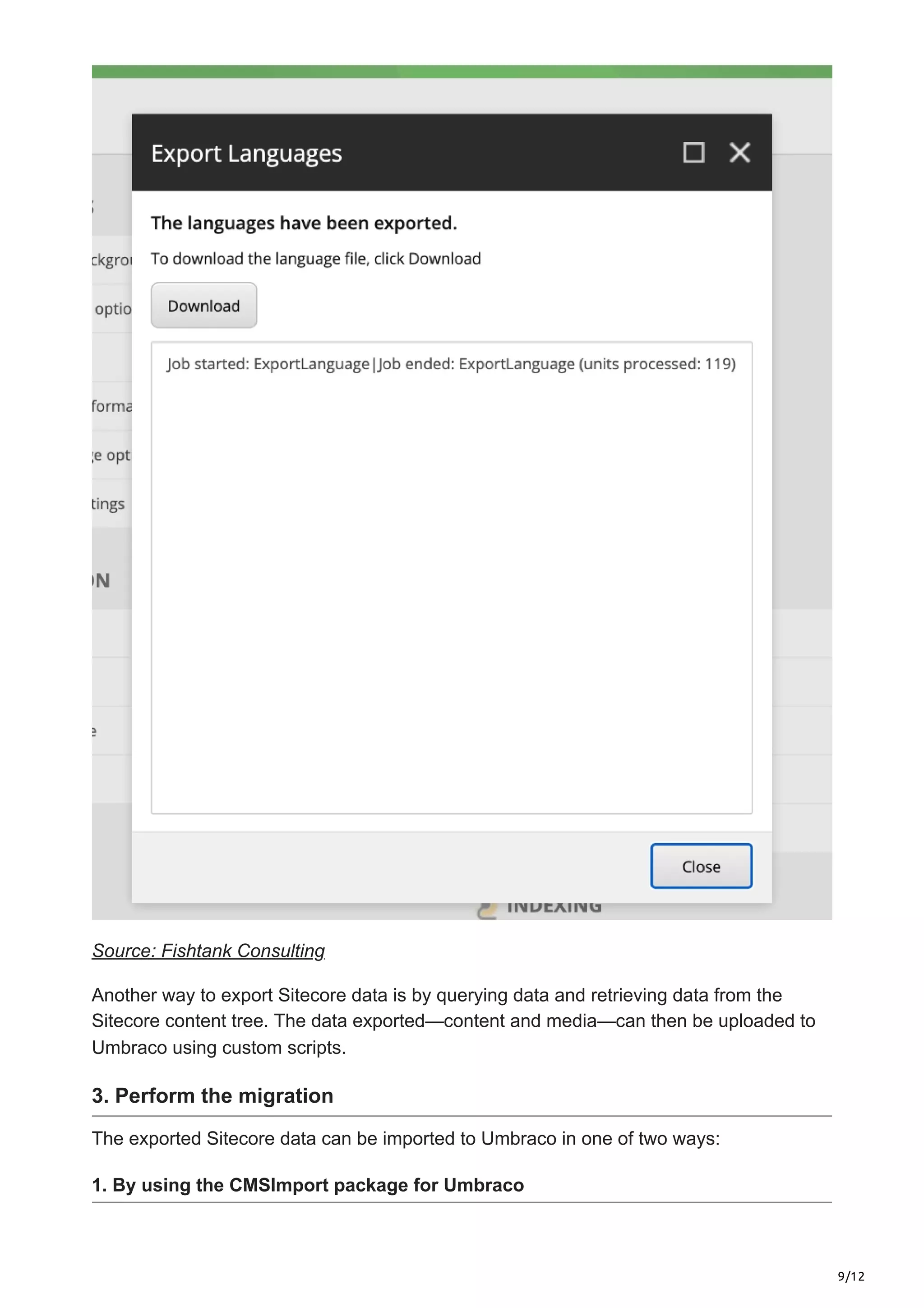 Sitecore to Umbraco Migration: The Ultimate Guide | PDF