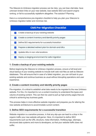 Sitecore to Umbraco Migration: The Ultimate Guide | PDF