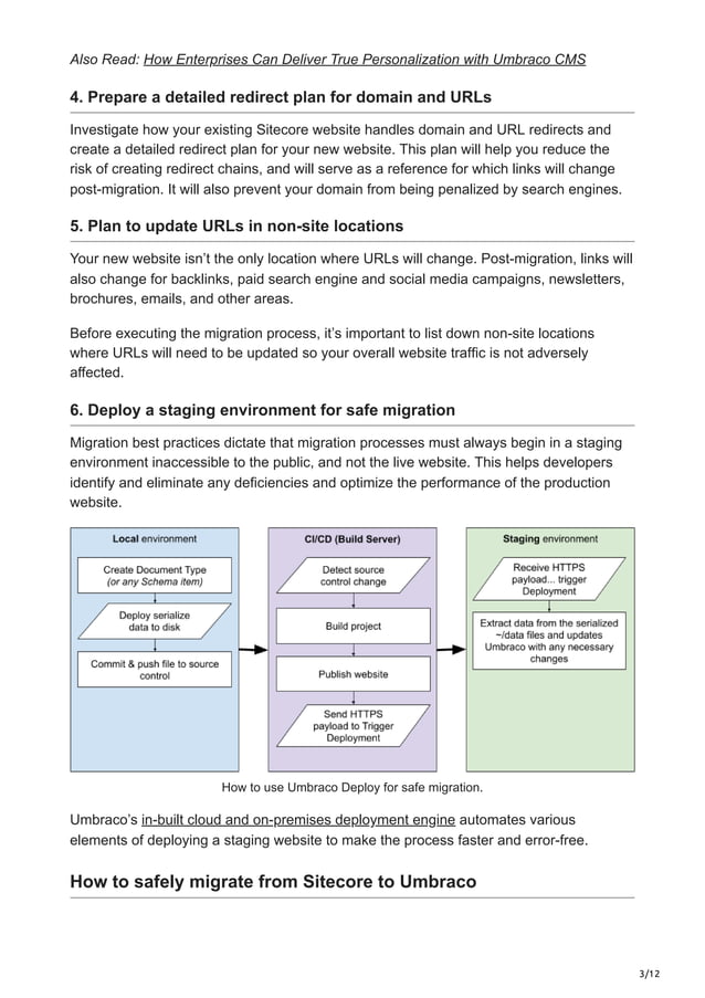 Sitecore to Umbraco Migration: The Ultimate Guide | PDF