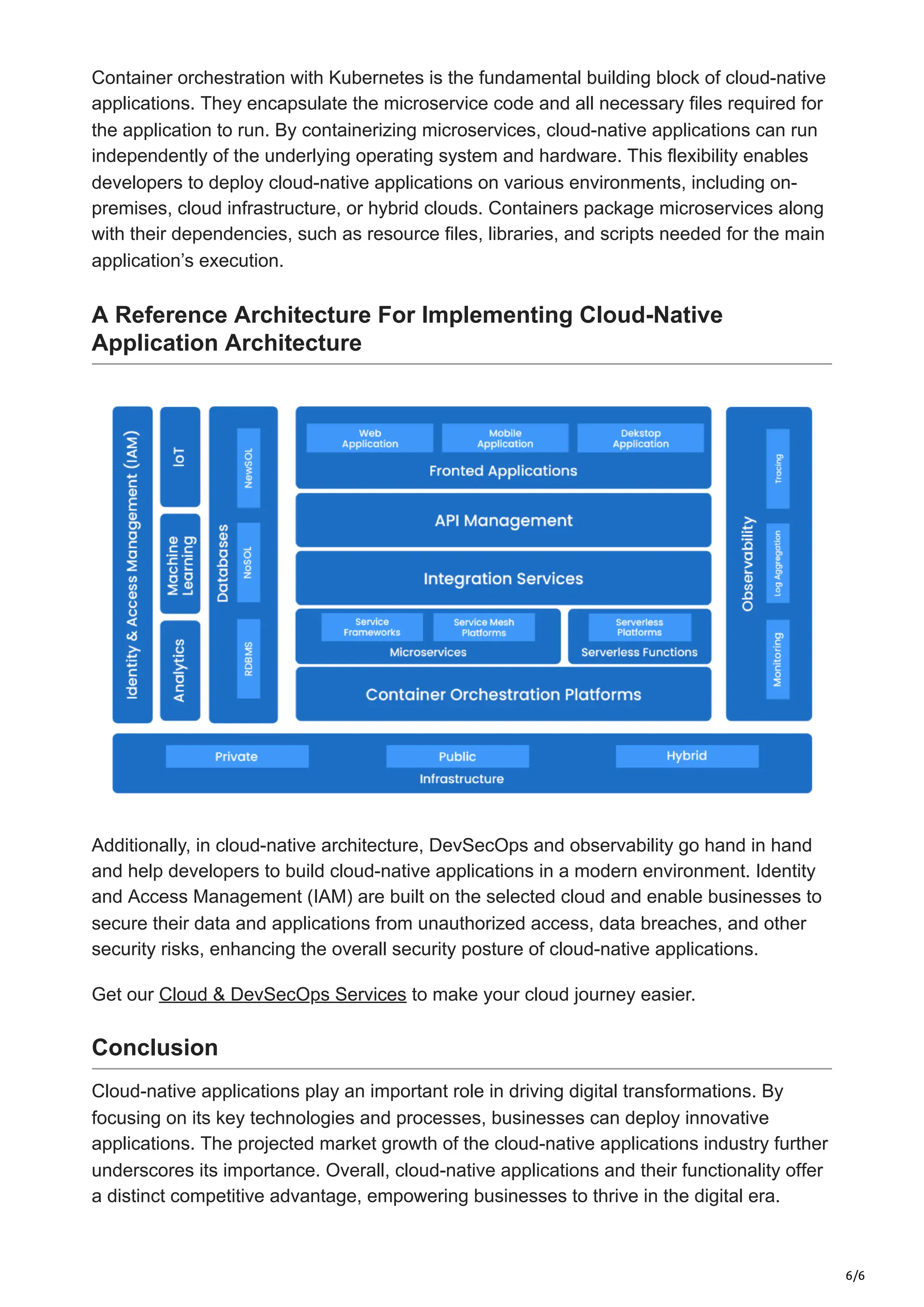 Exploring Cloud Native Architecture: Its Benefits And Key Components | PDF