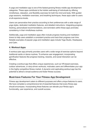 Ultimate Guide to Fitness App Development | PDF