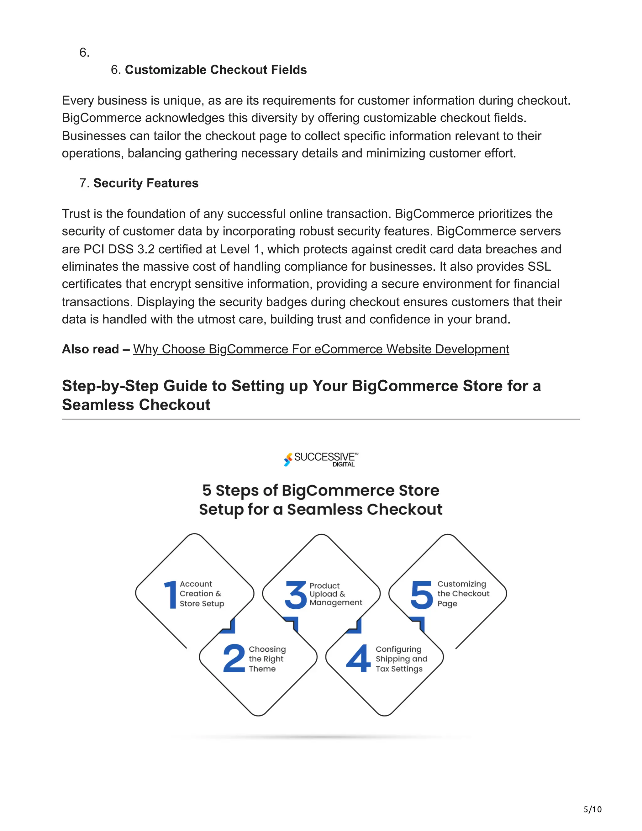 Creating a Seamless Checkout Experience with BigCommerce | PDF