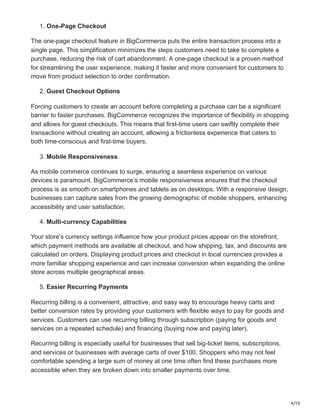 Creating a Seamless Checkout Experience with BigCommerce | PDF | Credit ...