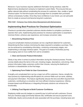 Creating a Seamless Checkout Experience with BigCommerce | PDF | Credit ...