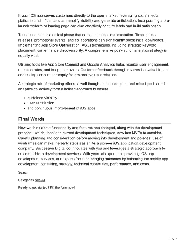 The Comprehensive Technical Guide to iOS Mobile App Development | PDF