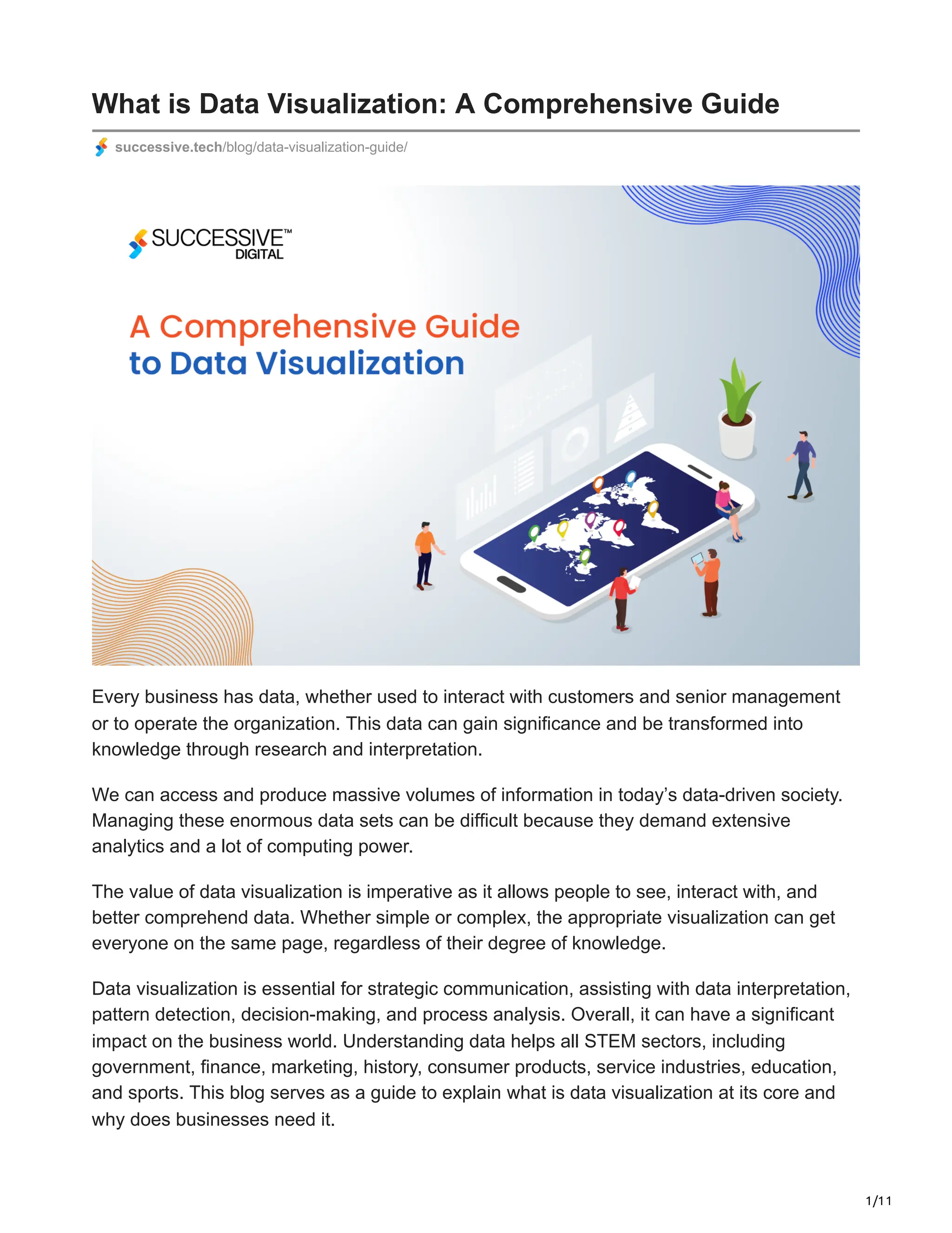 What Is Data Visualization A Comprehensive Guide Pdf Internet Computing