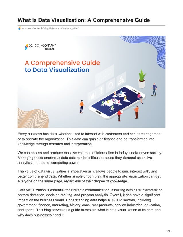 What is Data Visualization: A Comprehensive Guide | PDF | Internet ...
