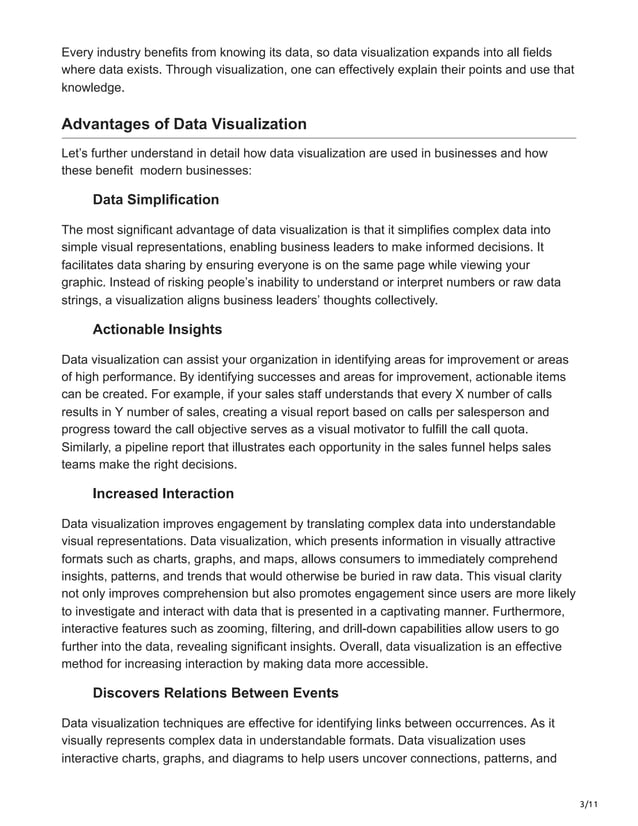 What is Data Visualization: A Comprehensive Guide | PDF | Internet ...
