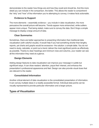 What is Data Visualization: A Comprehensive Guide | PDF | Internet ...
