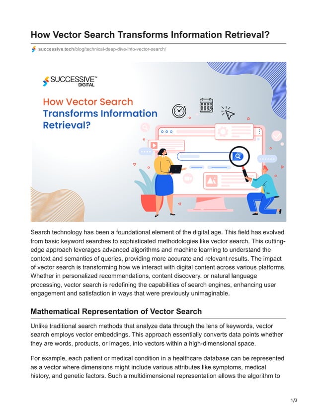 How Vector Search Transforms Information Retrieval? | PDF