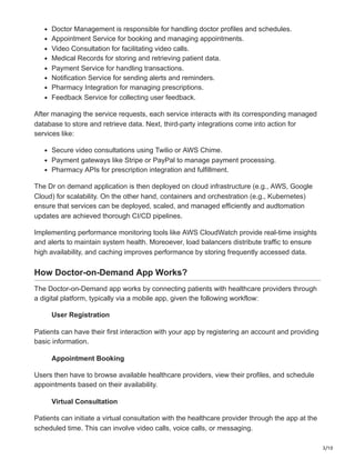 Doctor-On-Demand App Development: Features, Architecture, Process, and ...