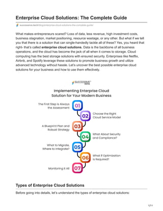 Enterprise Cloud Solutions: The Complete Guide | PDF