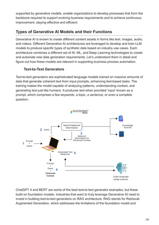 Integrating GenAI for Business Process Automation | PDF