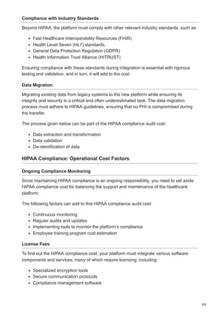 What Is the Cost of Building a HIPAA-Compliant Platform for Medical ...
