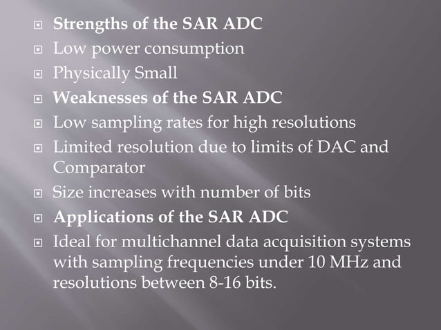 Successive approximation adc | PPTX | Digital Audio | Computer Software ...
