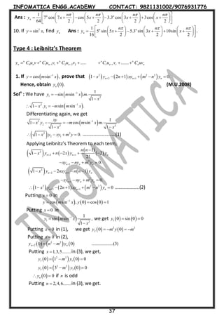 Successive differentiation | PDF