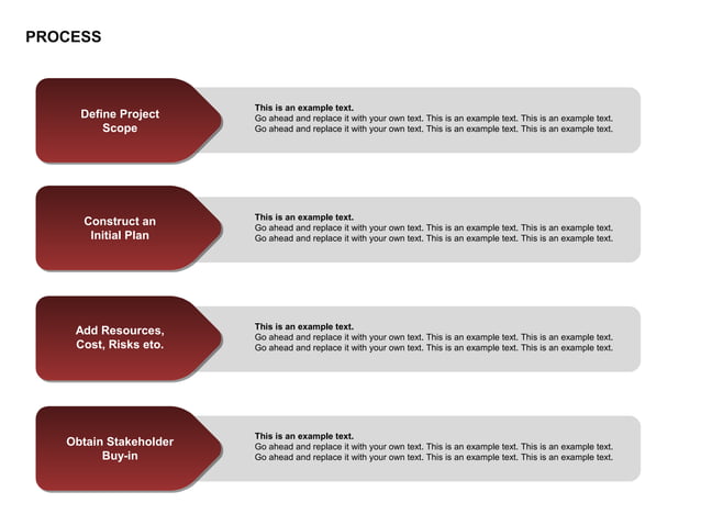 Successive Steps Process Diagrams | PPT